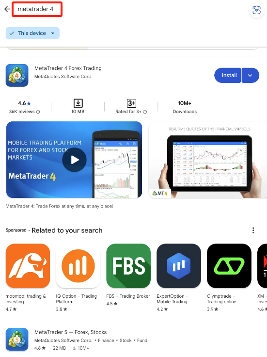 How to Download MT4 – Android Version – Help Center