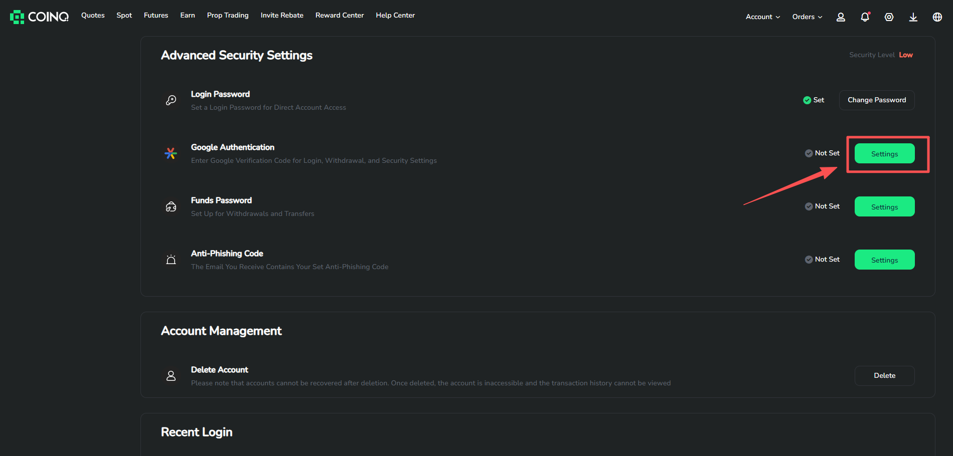 How to Set Up Account Security – Help Center